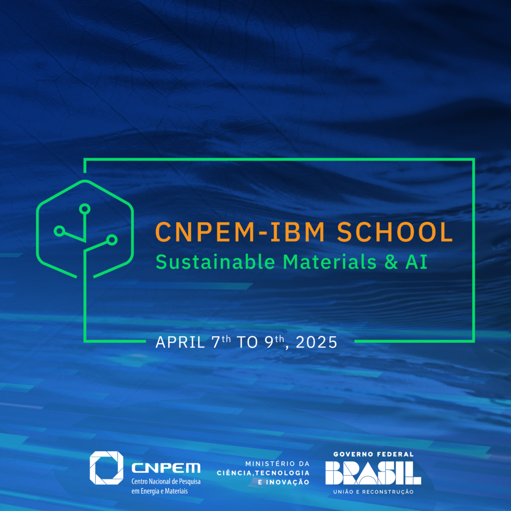 CNPEM-IBM School Sustainable Materials & AI - CNPEM